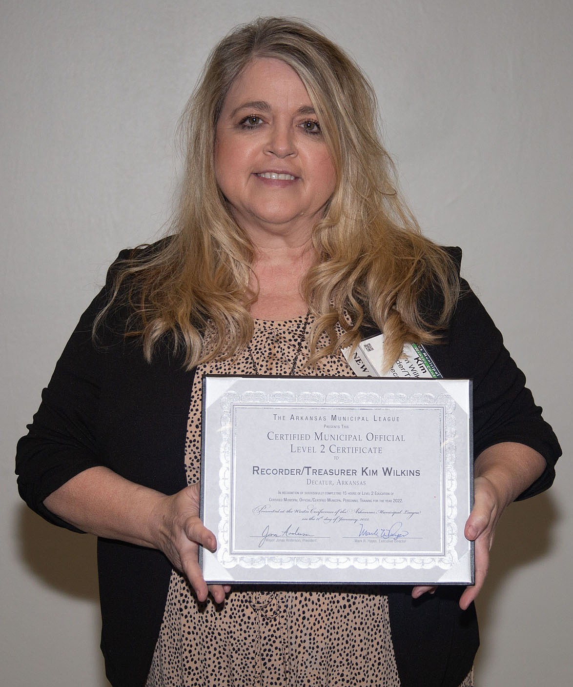 City clerk recognized for additional certification | Westside Eagle ...