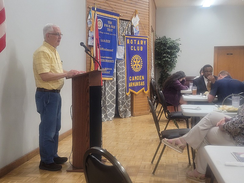 Gene Morton details Ruby Snider Ministries food bank at Lions Club ...