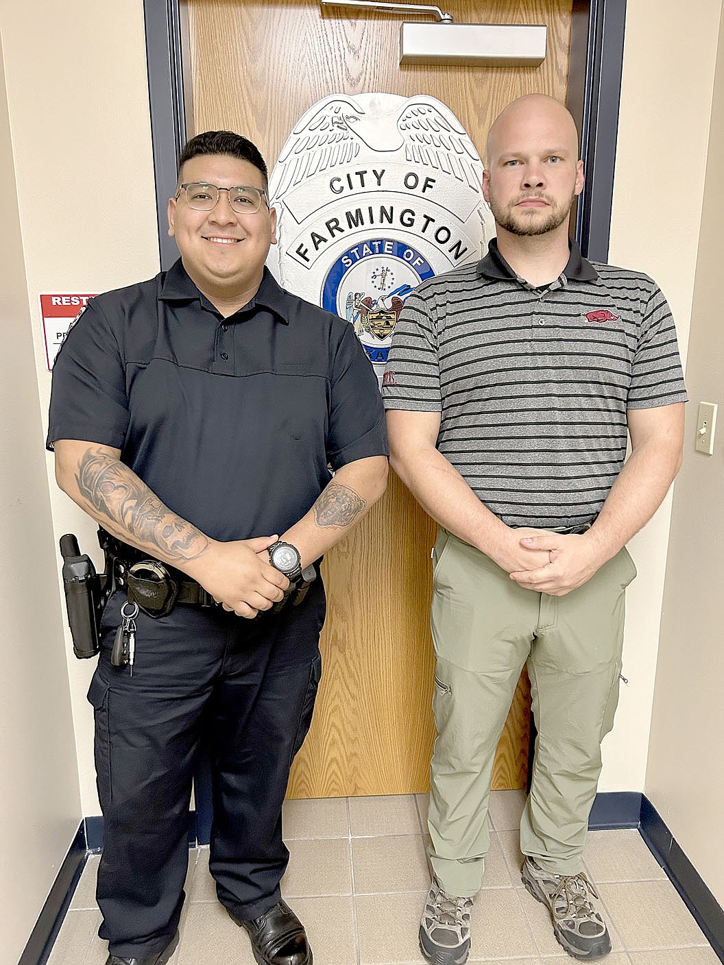 Two new officers join Farmington police | The Washington County ...