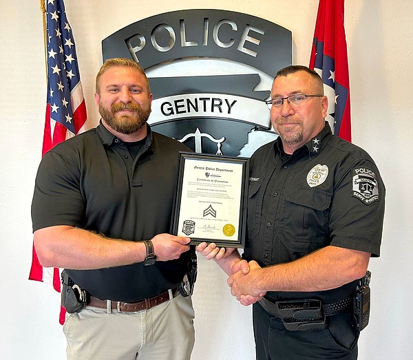 Cifuentes promoted to detective corporal | Westside Eagle Observer