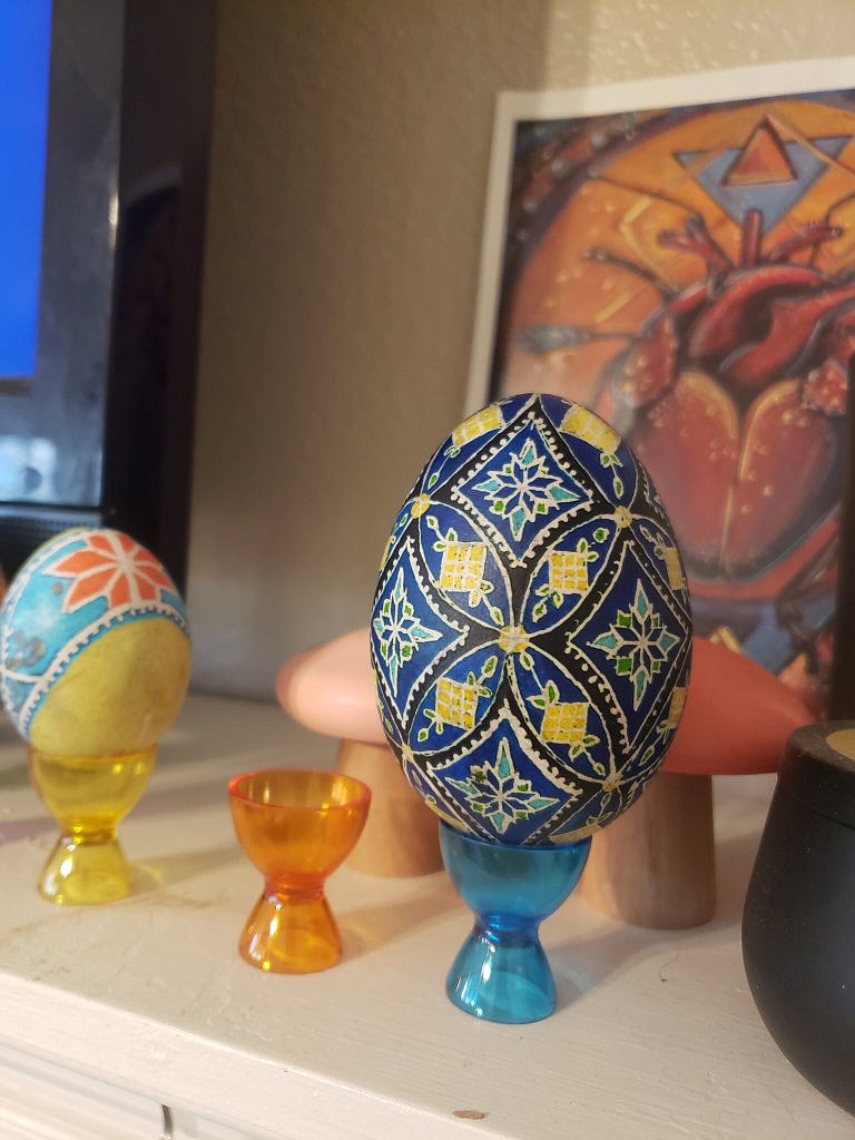 Psanky egg artist adapts to easy, modern methods for ancient art ...