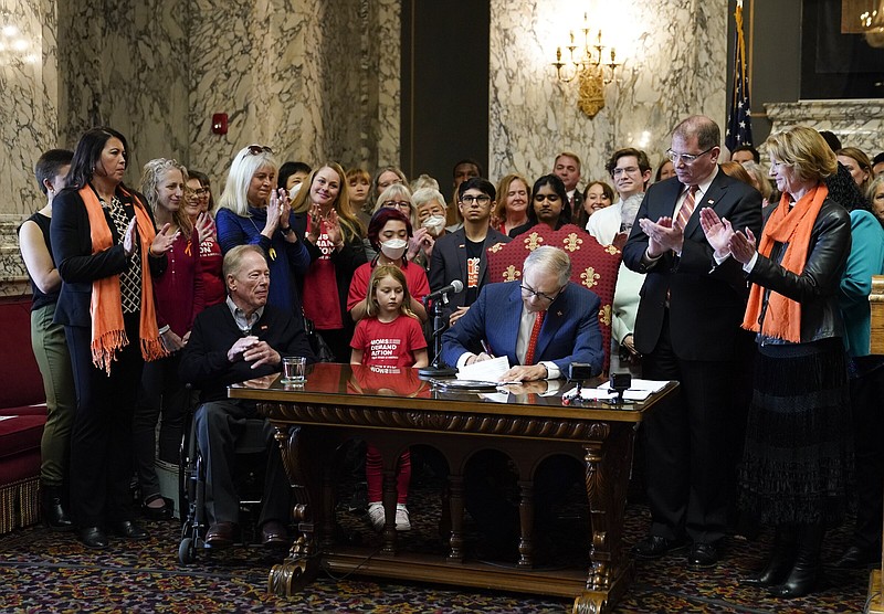 Washington’s governor signs 3 gun-safety bills | Northwest Arkansas ...