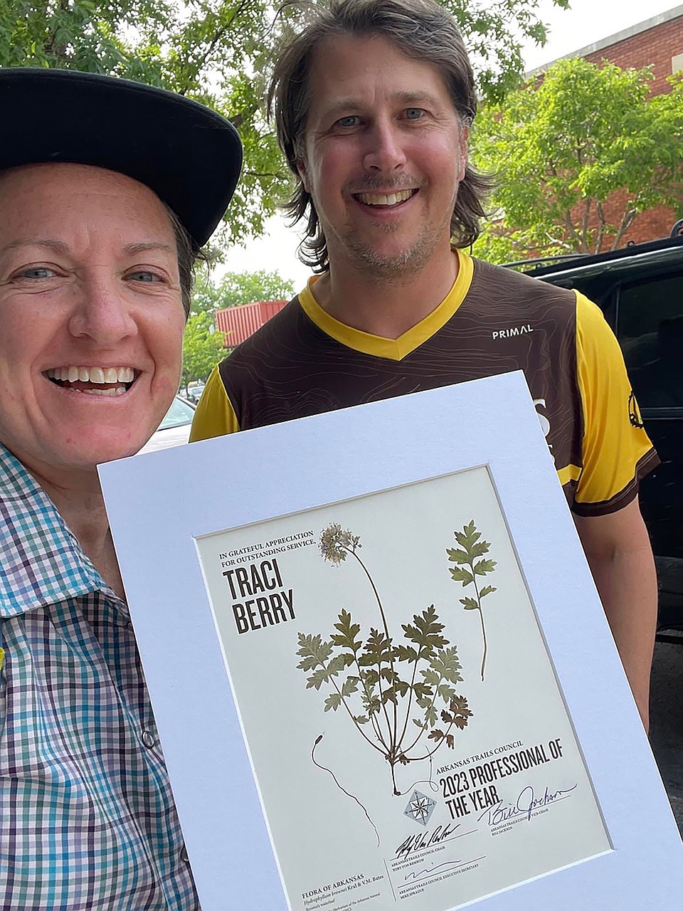 Berry named Professional of the Year by state trails council | Hot ...