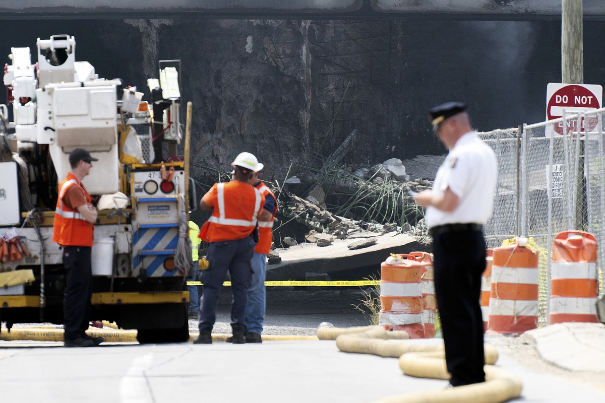 Section of I-95 is destroyed after Philadelphia truck fire | The ...
