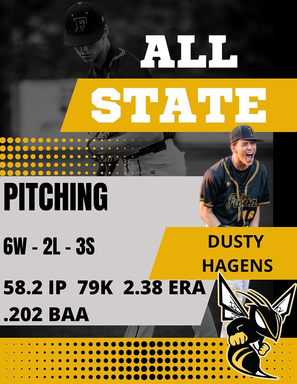 Fulton baseball’s Hagens, DeFily named all-state | Fulton Sun