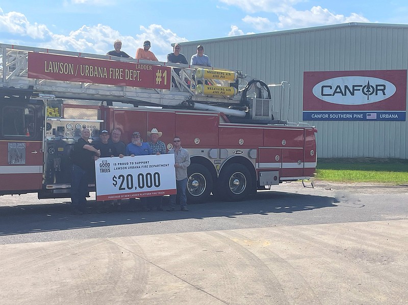 Donation helps fund Lawson-Urbana VFD's biggest truck | El Dorado News