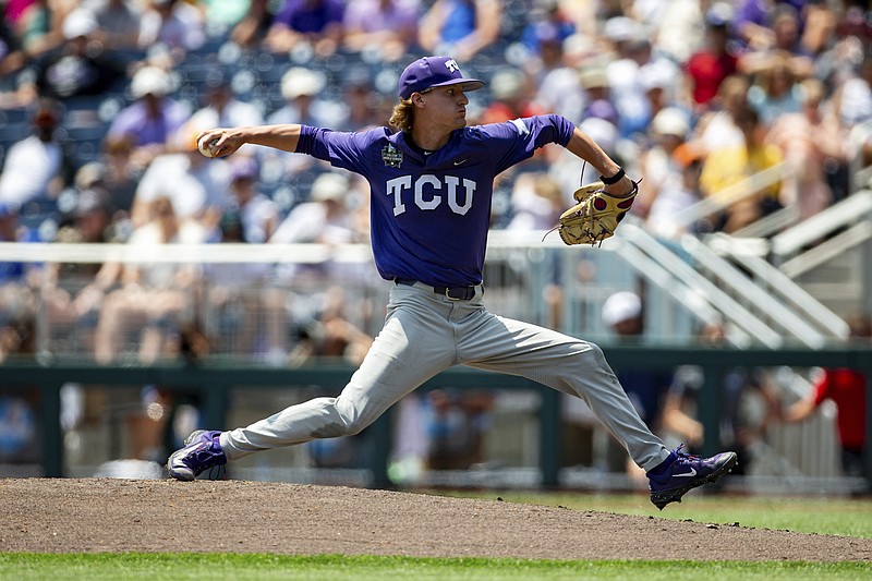 Frogs’ pitching eliminates Cavs | The Arkansas Democrat-Gazette ...