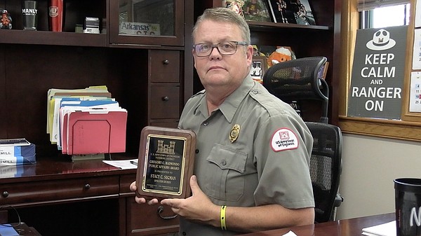 WATCH | Lake Ouachita’s Sigman receives service award for ‘outstanding ...