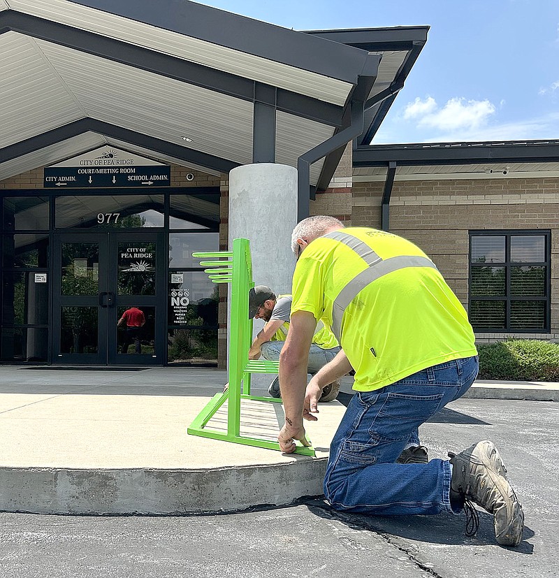 Partnership leads to more bike racks in Pea Ridge | The Arkansas ...