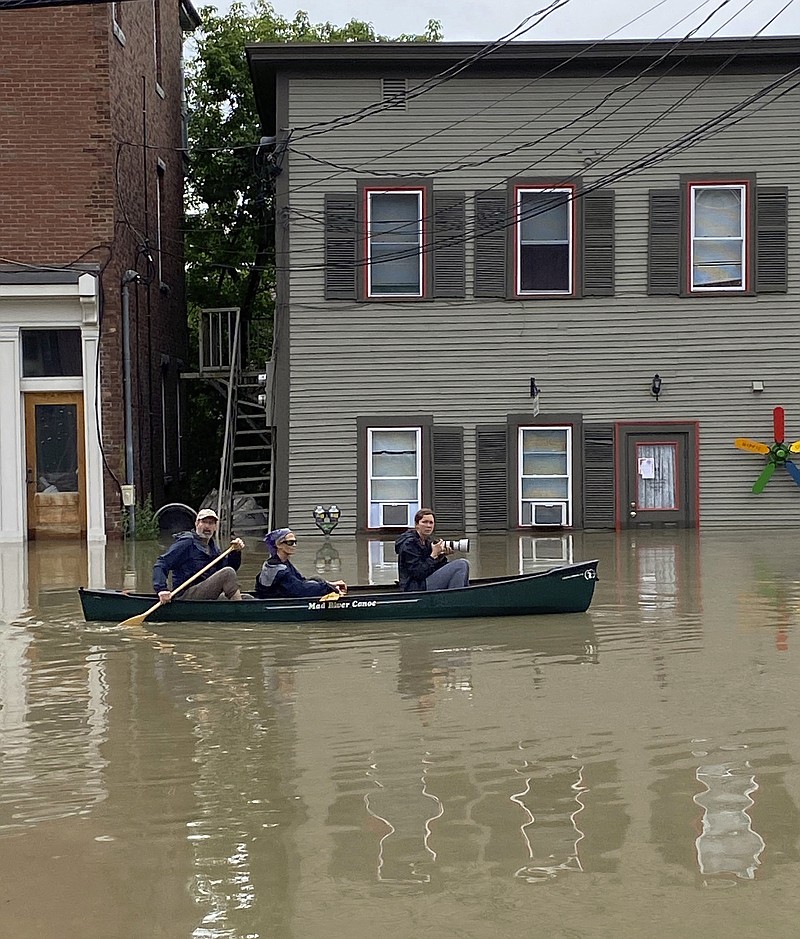 A surging river floods Vermont's capital as crews rescue more than 100 ...