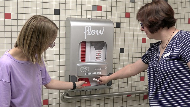 WATCH | GC Library introduces free feminine hygiene product dispensers ...