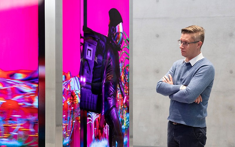 Unique kinetic sculpture by Beeple on show Friday at Crystal Bridges ...