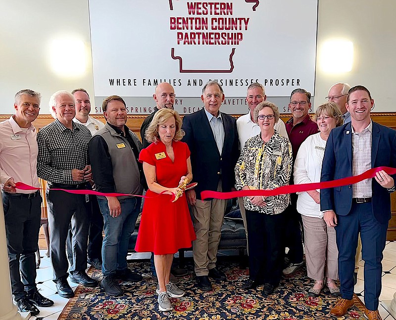 Ribbon cut at Western Benton County Partnership office in Gentry ...