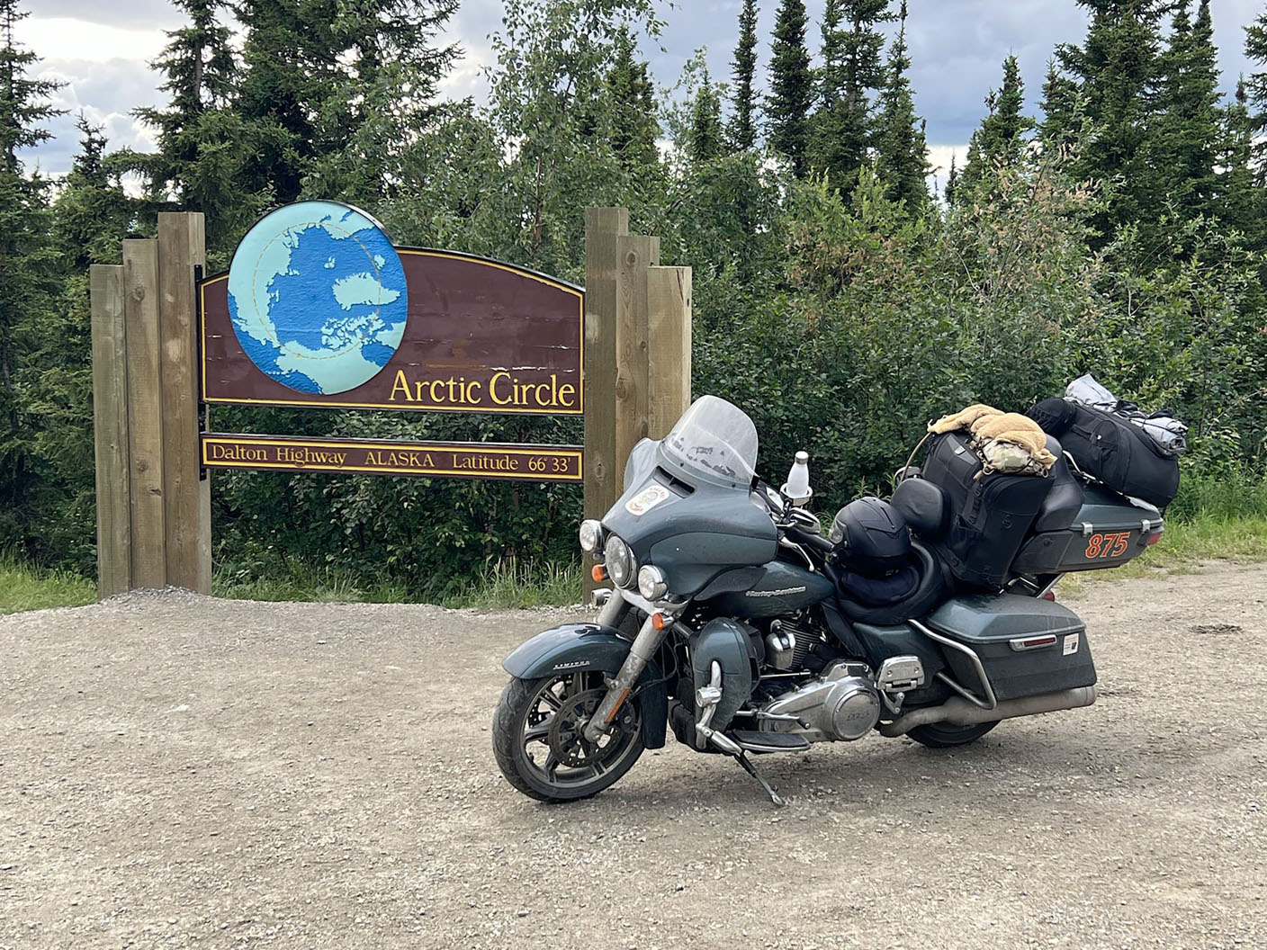 Alcan Highway By Motorcycle