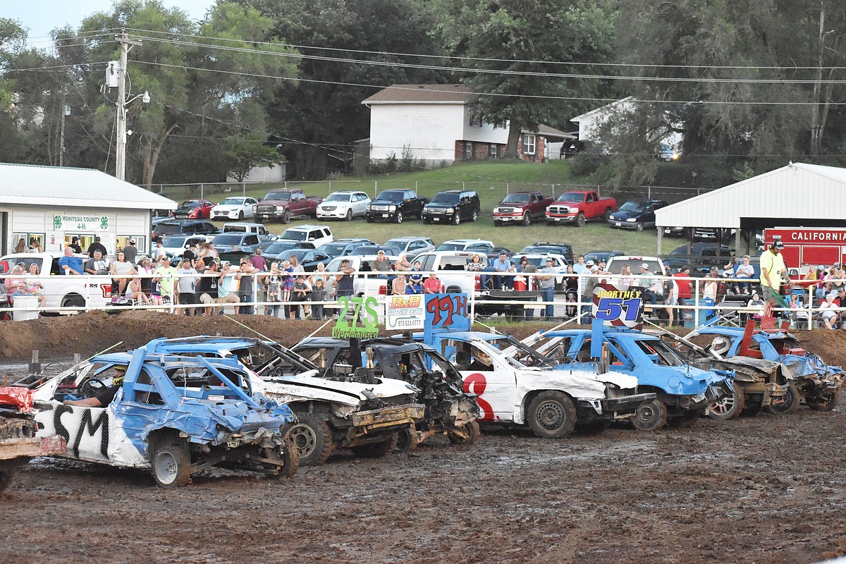 Drivers smash, crash cars at fair demolition derby | California Democrat