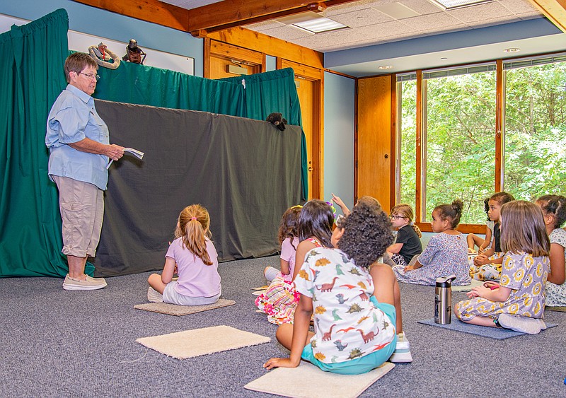 Puppet show illustrates use of Missouri caves