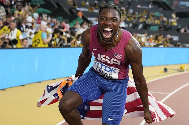 Lyles wins world title at 100m, sets his sights on more | Magnolia ...