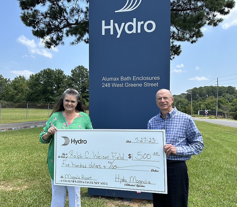 Hydro Extrusion USA donates grant to airport for hangar renovation ...