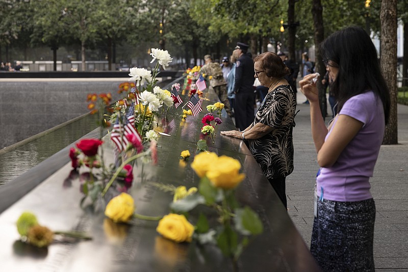 The US marks 22 years since 9/11 with tributes and tears, from ground ...