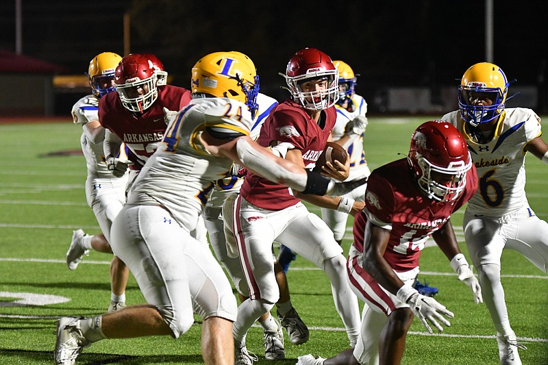Prep Football: Arkansas High falls shy to Lakeside, 34-31, in ...