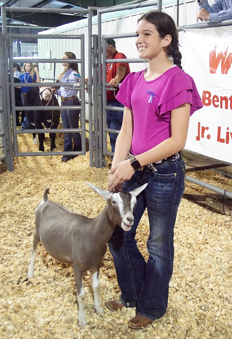 Showing her dairy goat | Westside Eagle Observer