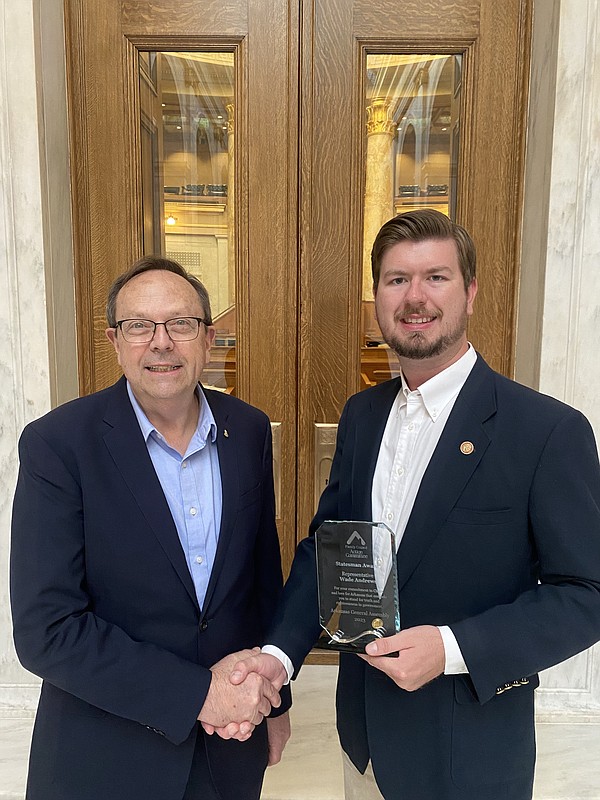 Representative Wade Andrews presented 2023 Statesman Award | Magnolia ...
