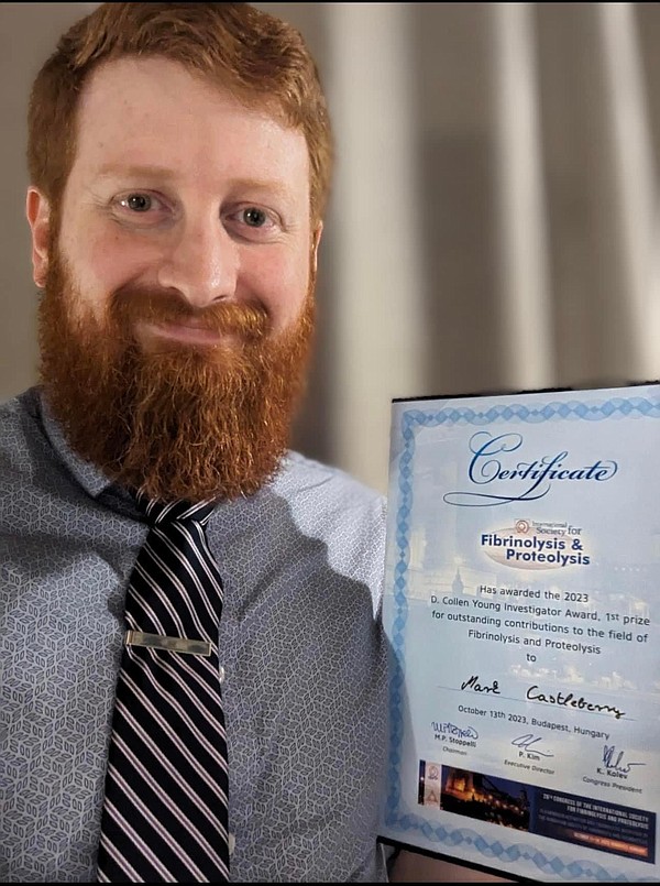 Camden native receives the Désiré Collen Young Investigator award for ...