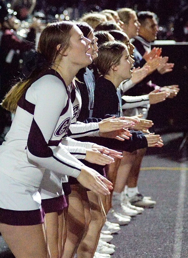 Cheering on Gentry | Westside Eagle Observer