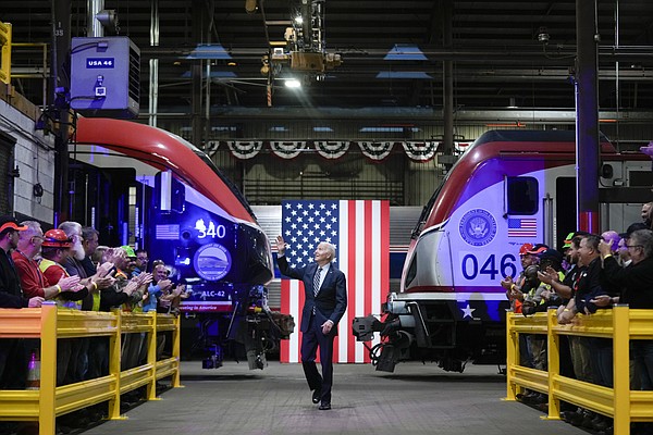 ‘Amtrak Joe’ Biden promotes $16B for passenger rail projects ...
