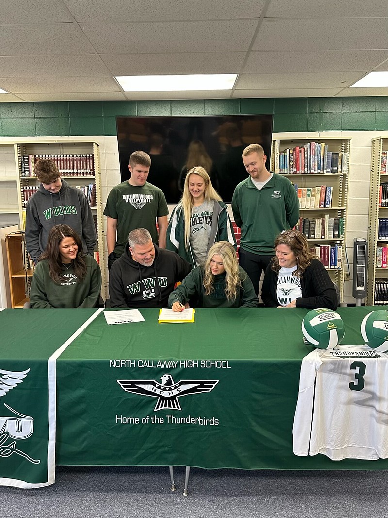 North Callaway volleyball’s Blevins signs for William Woods | Fulton Sun
