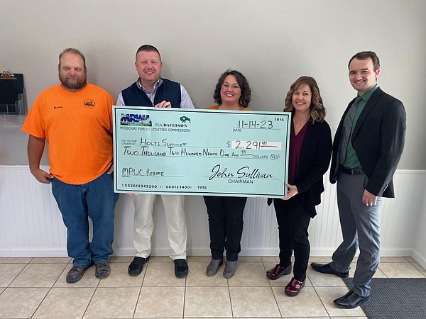 Holts Summit receives check for sewer project | Jefferson City News Tribune