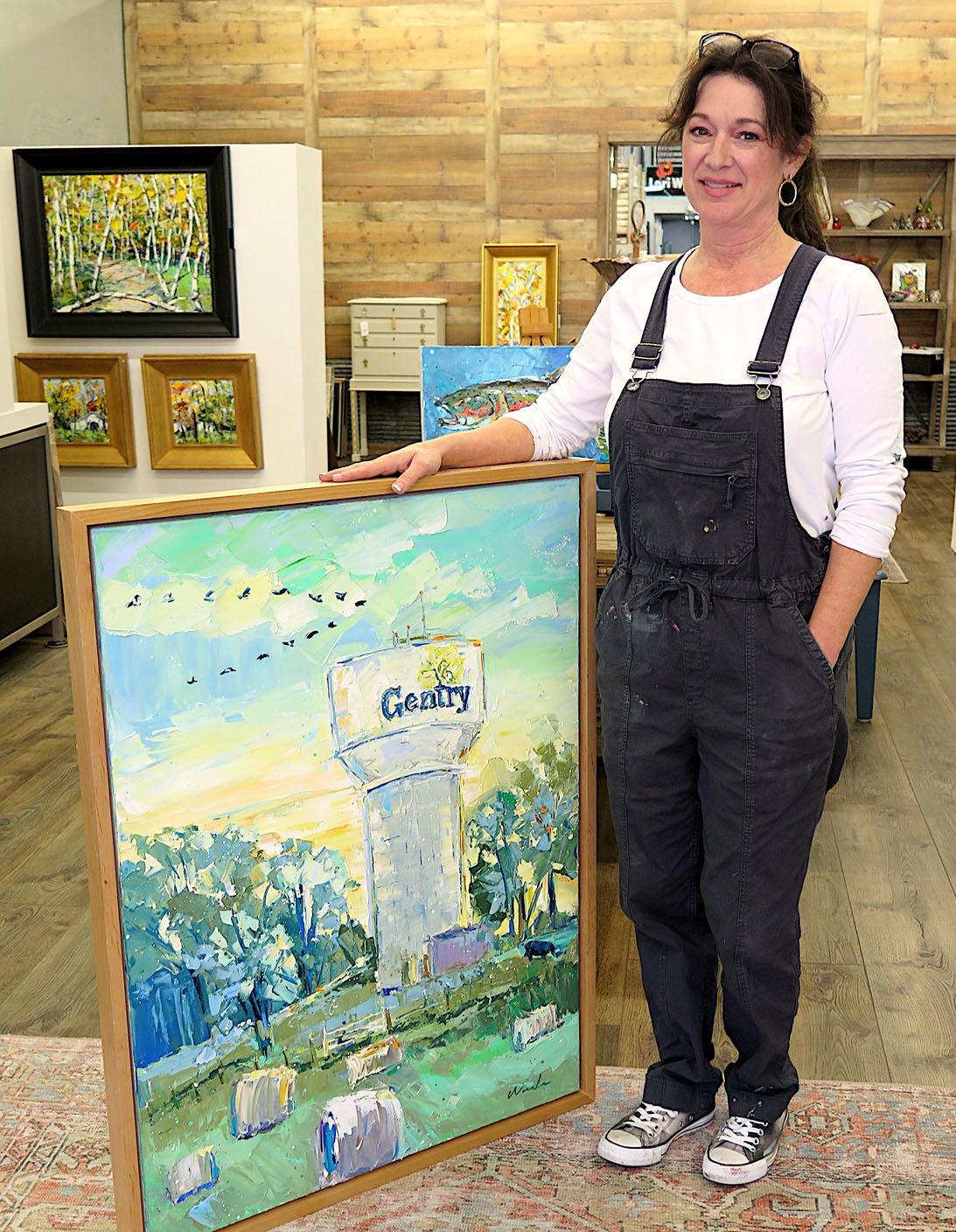 Gentry artist opens art studio and gallery on Main Street | Westside ...