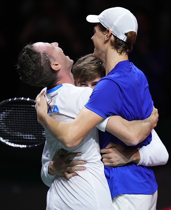 Sinner leads Italy to its first Davis Cup title in nearly 50 years with a 2-0 win over Australia ...