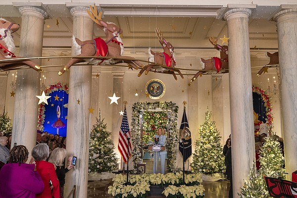 White House is set for Christmas | Northwest Arkansas Democrat-Gazette
