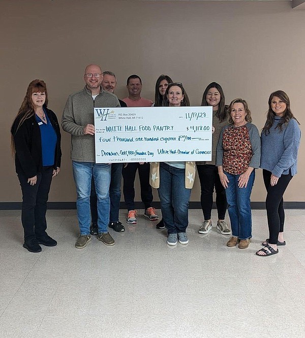 White Hall Food Pantry donation | Pine Bluff Commercial News