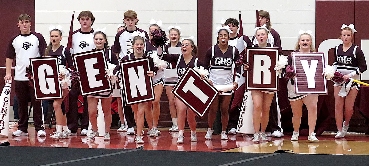Gentry cheer teams take first at home competition | Westside Eagle Observer