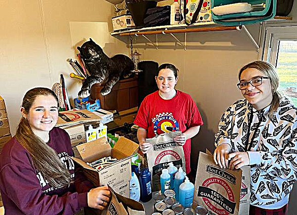 Russellville High School students leading food, hygiene box ...