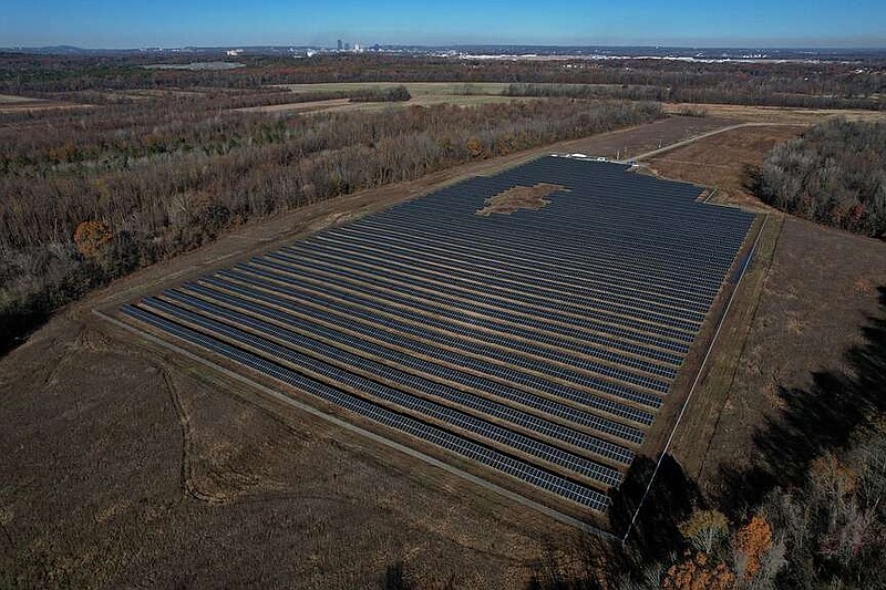Officials mark completion of second of two solar arrays expected to ...