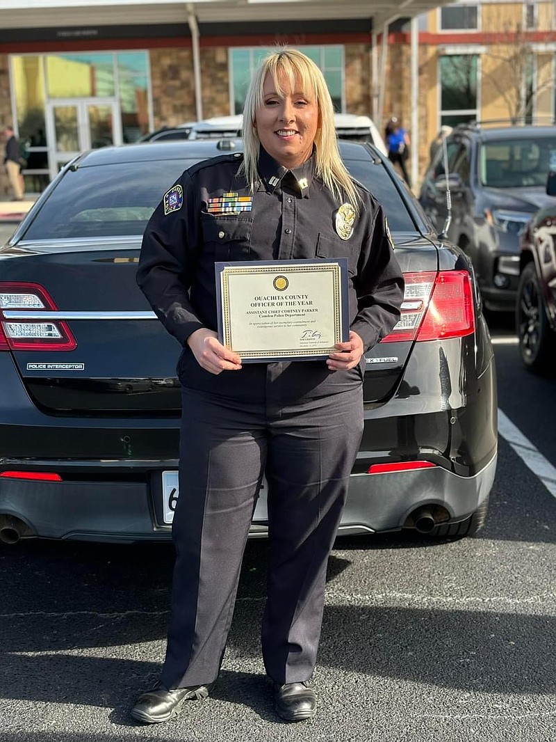 Parker honored with Officer of Year | Camden News