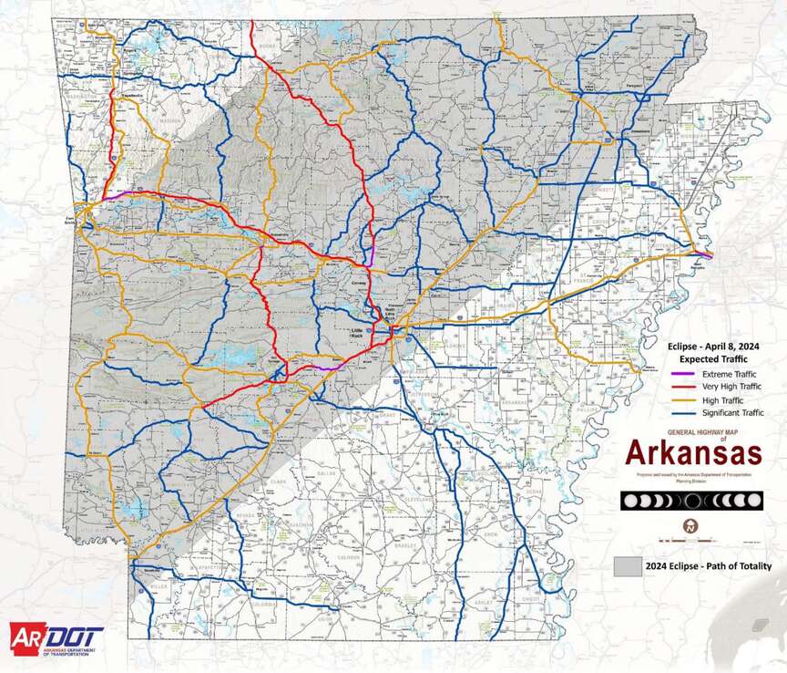 ARDOT traffic plan anticipates 1.5 million visitors in state for April ...