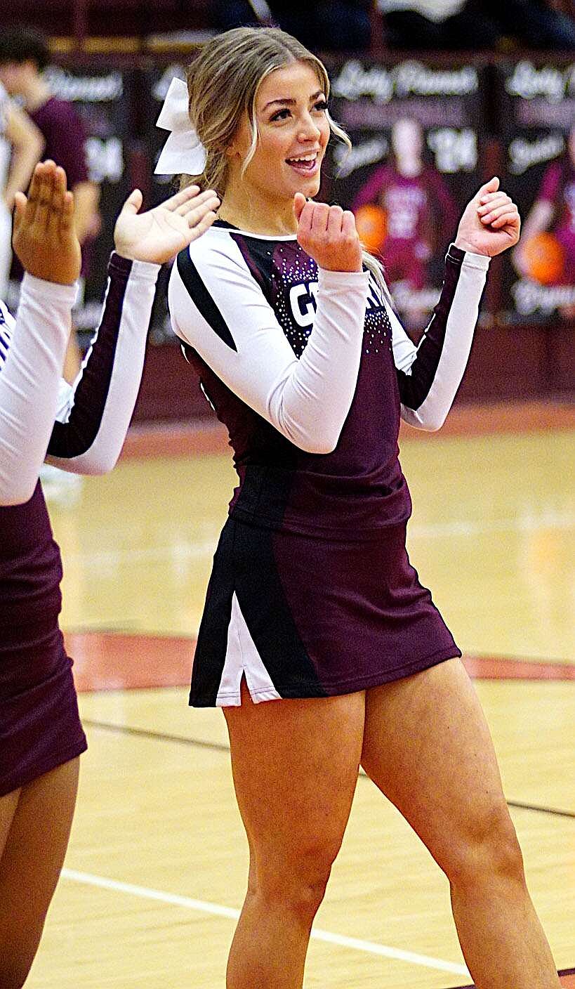 Leading a cheer | Westside Eagle Observer