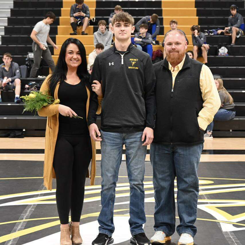 Fulton boys wrestlers Ayers and Brocksmith go undefeated on Senior ...
