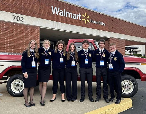 Gravette FFA members volunteer at Walmart event | Westside Eagle Observer