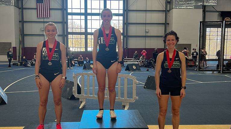 Gibson leads podium sweep, Hawkins earns AMC Field Athlete of the Meet ...
