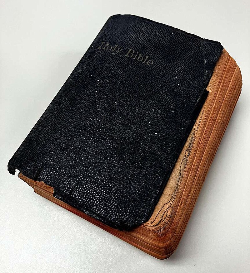 Bible found inside wall of old Gentry school building | Northwest ...