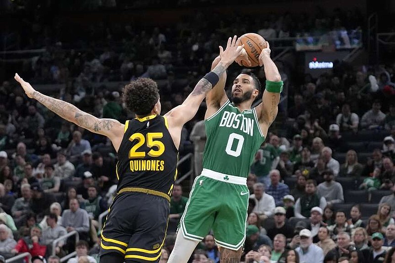 Celtics rout weary Warriors, 140-88, for 3rd-biggest winning margin in franchise history ...