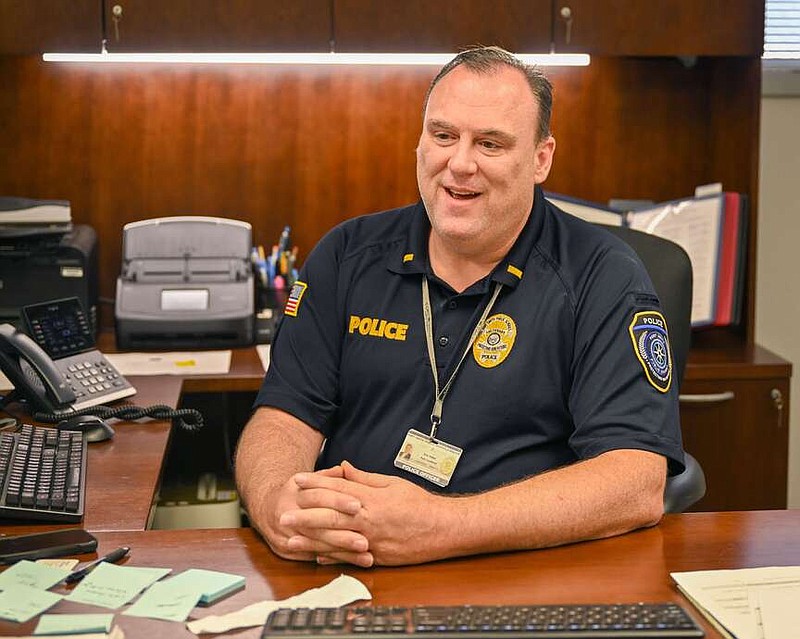 Huber sworn in as Fort Smith Public Schools’ police chief | River ...