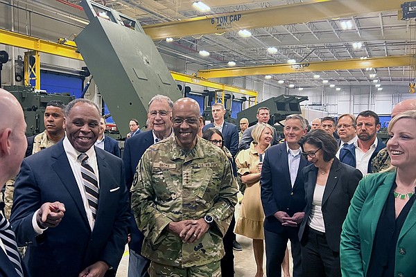 US military chief tours arms plants with GOP lawmakers to show that ...