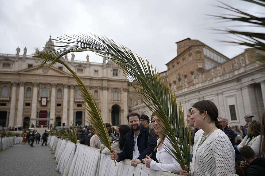 Pope’s homily in Palm Sunday service omitted | The Arkansas Democrat ...