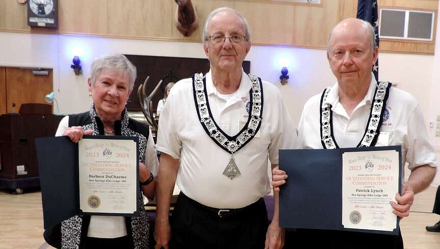 Two Elks receive ‘high honor’ commendation | Hot Springs Sentinel Record